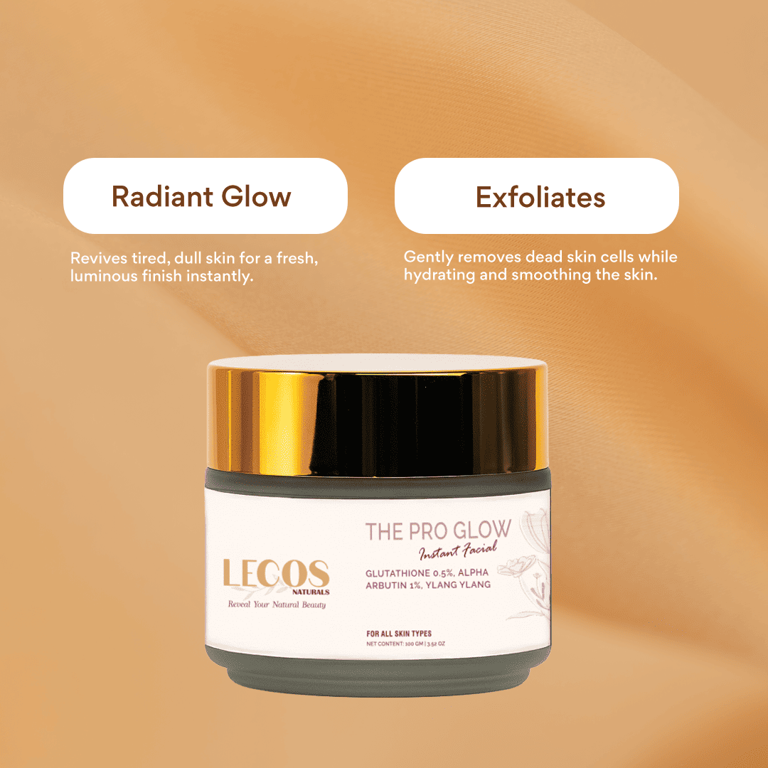 The Pro Glow Instant Facial – Get Glowing Skin in Minutes – LECOS NATURALS